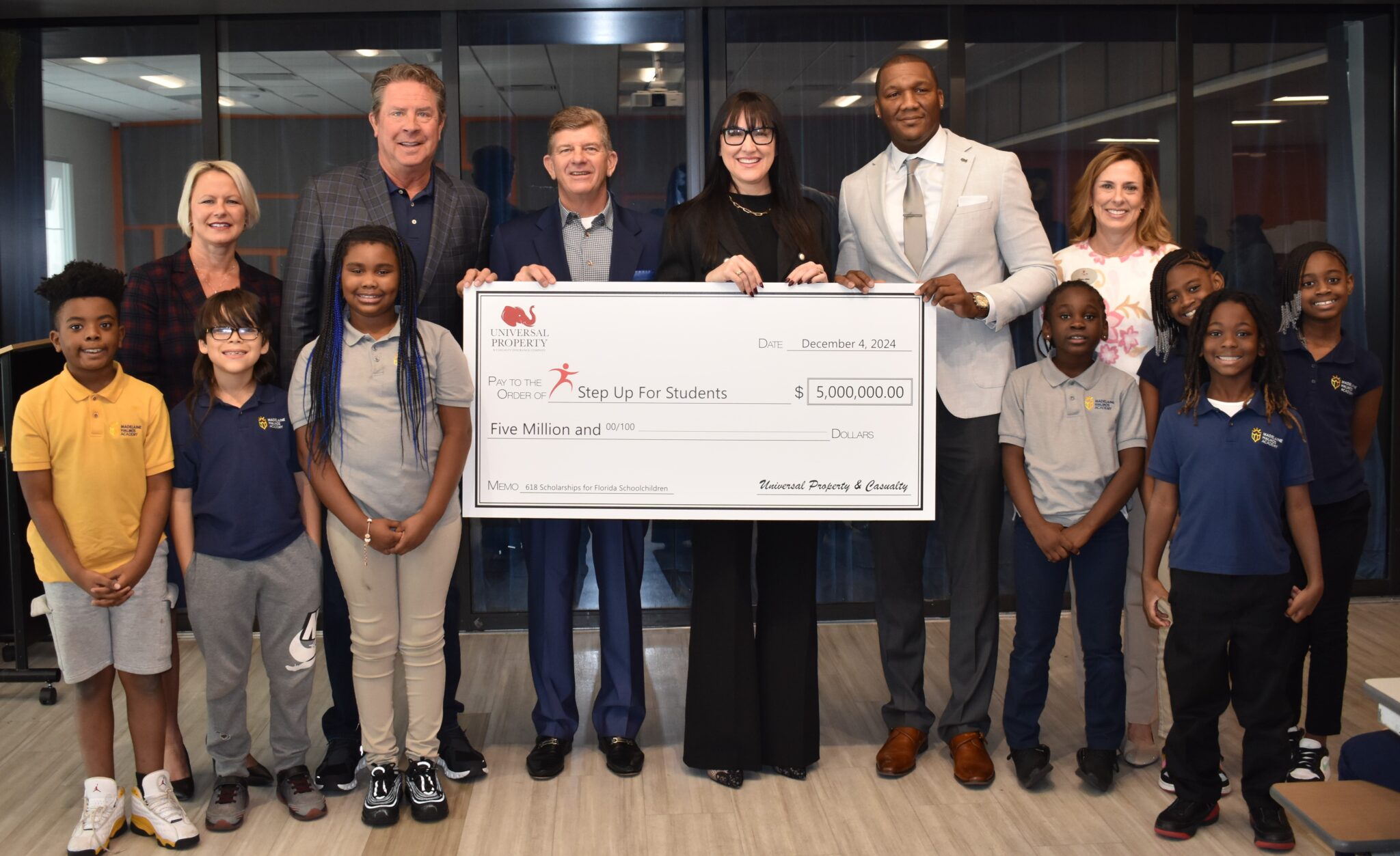Universal Property & Casualty Insurance Company Donates $5 Million To ...
