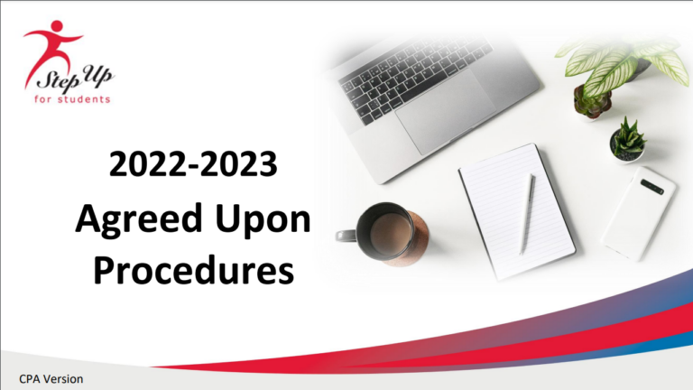 Agreed Upon Procedures - Step Up For Students